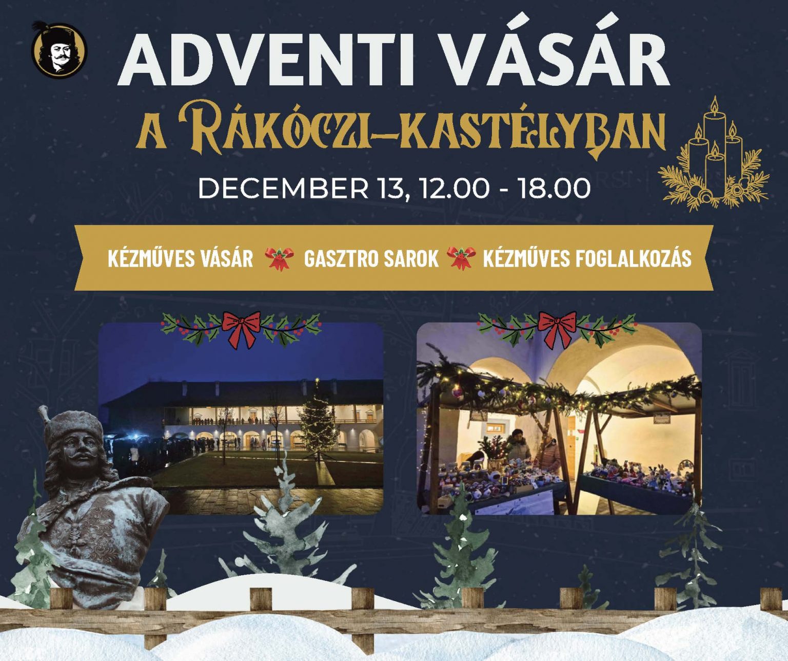 Adventi vásár - BORSI RÁKÓCZI KASTÉLY